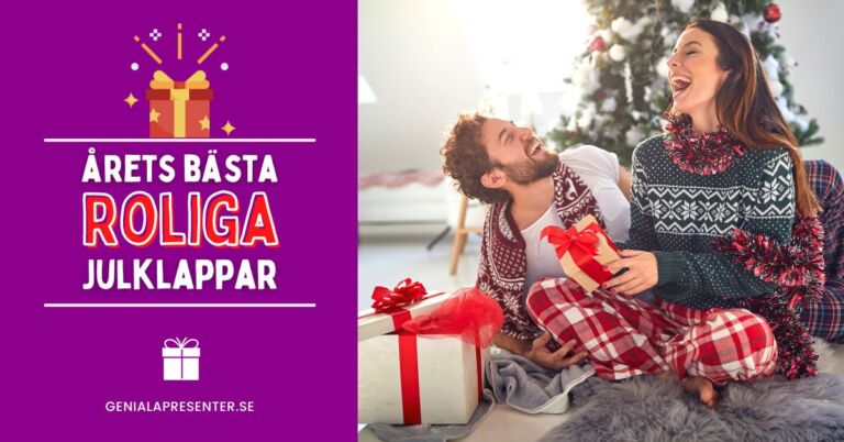 Roliga julklappar 2026 » Årets 50 bästa roliga julklappstips