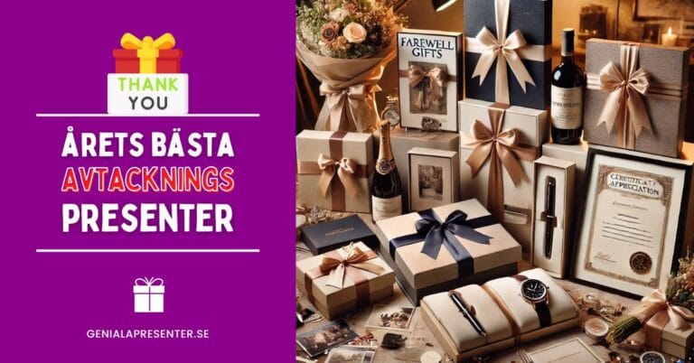Avtackningspresent 2025 » Årets 50 bästa presenttips